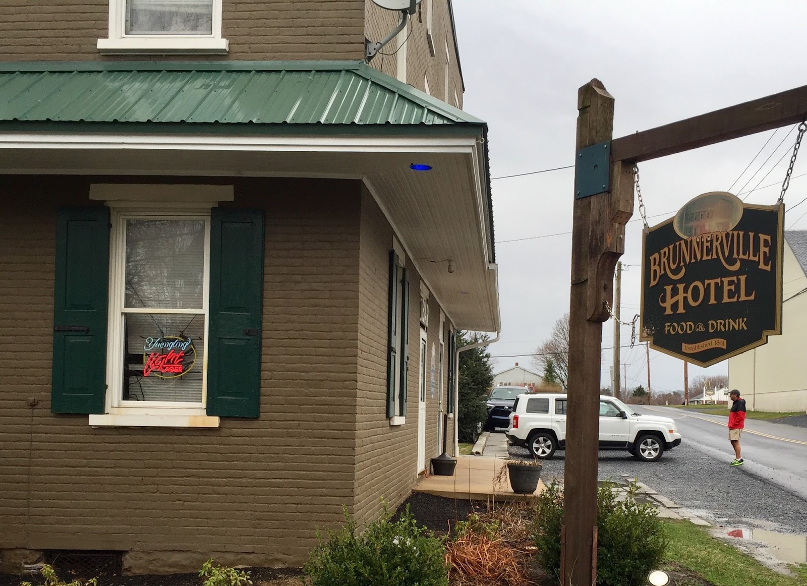 Retired Guys Beer Afternoon: The Brunnerville Hotel, Lititz - Bar # 105