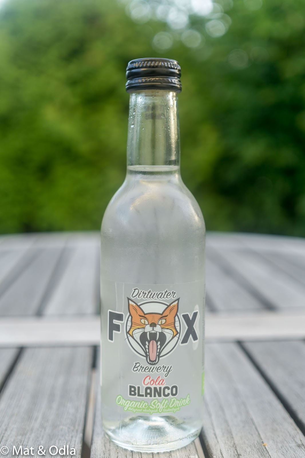 Svensk ekologisk ljus cola - The Dirtwater Fox Brewery Cola Blanco