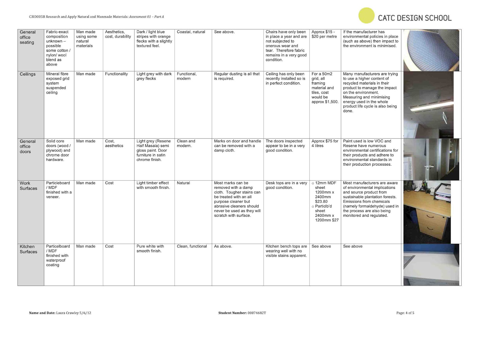 Interiors: C3ID005B // Identify properties and materials in a public ...