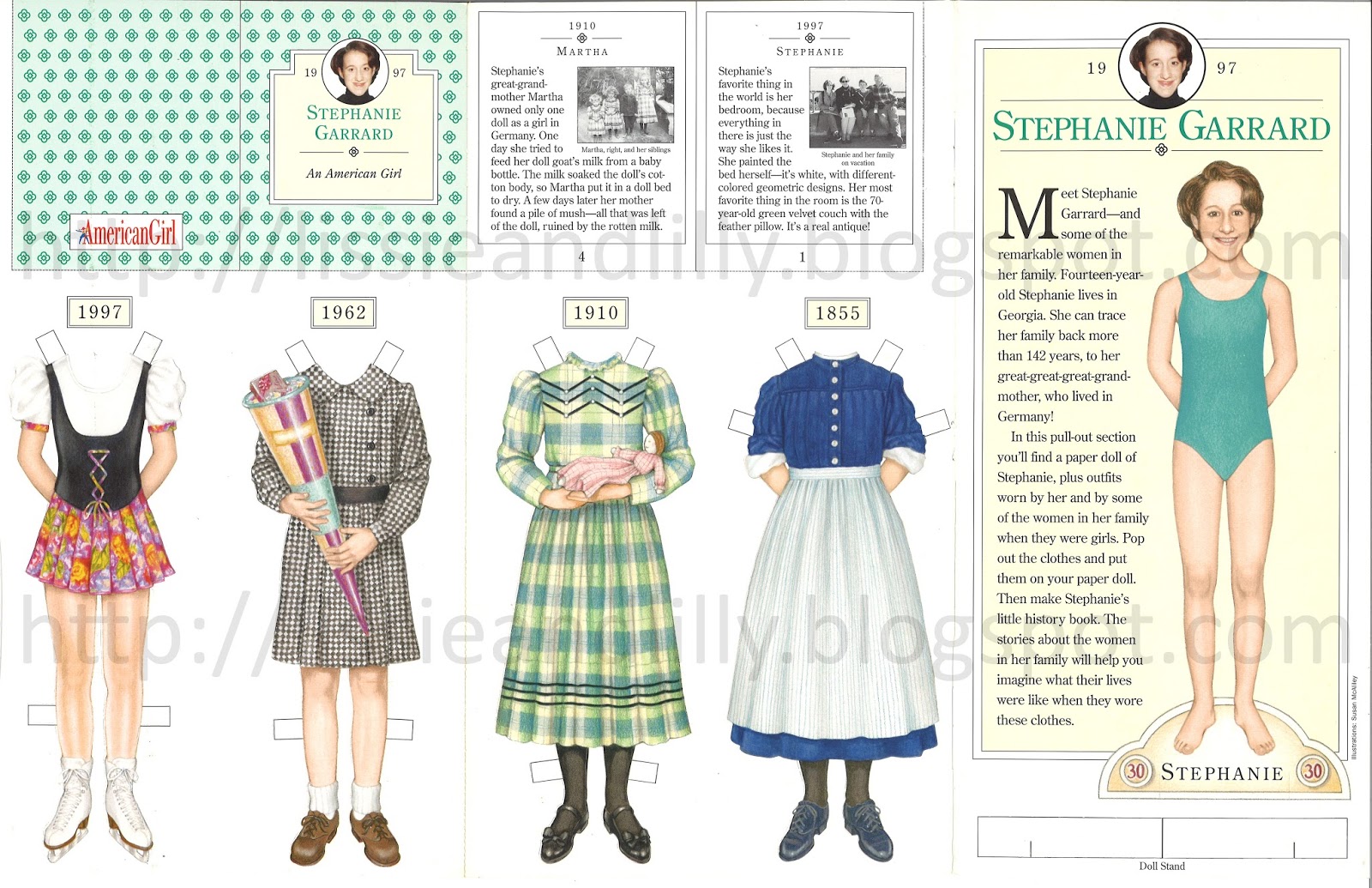Lissie & Lilly: AG Magazine Paper Dolls