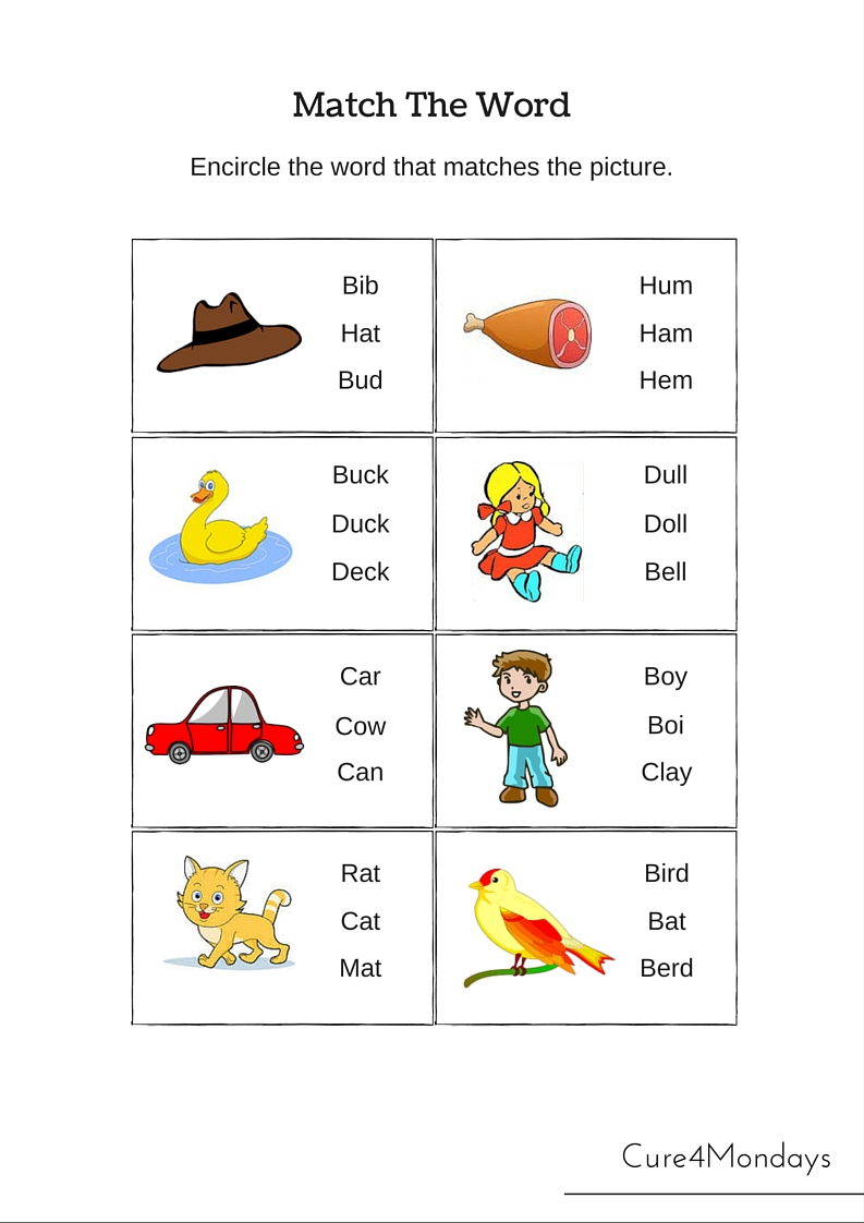 FREESCHOOL: Free Printable Kindergarten Lessons - Cure for Mondays