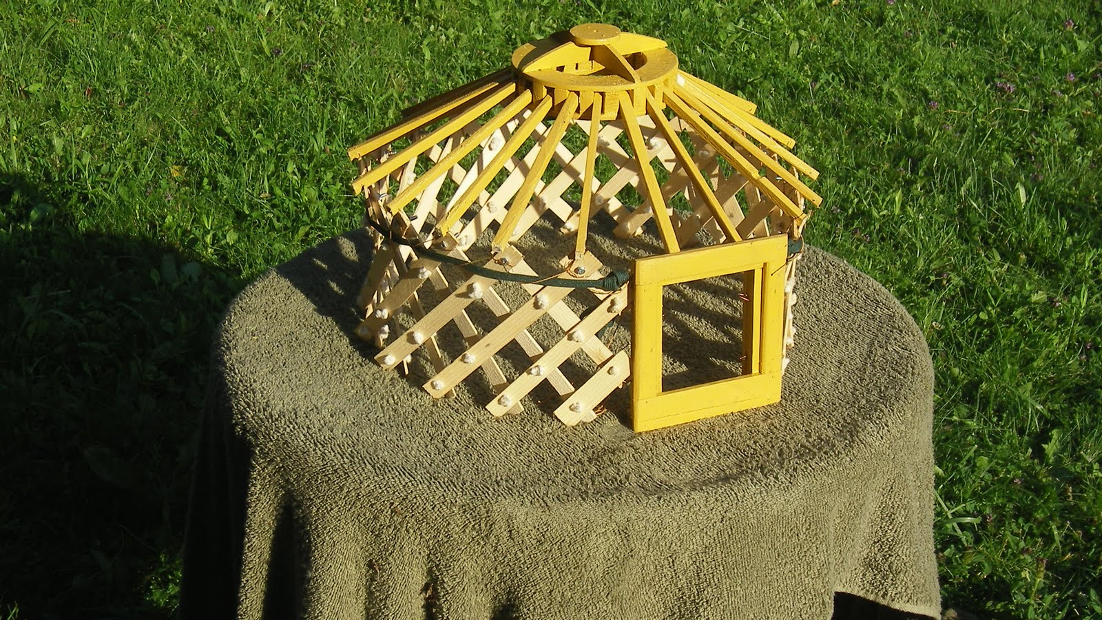FOR LOVE OF YURTS: Prototype Yurt Model For Felters' Fling Conference Class