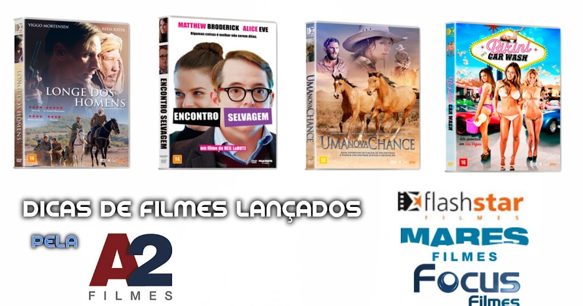 LANÇAMENTOS DA A2 FILMES (FLASHSTAR, FOCUS E MARES FILMES) - PIPOCA 3D