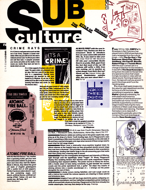 Someblog (or other): Underground magazine by Rod Clark (1987)