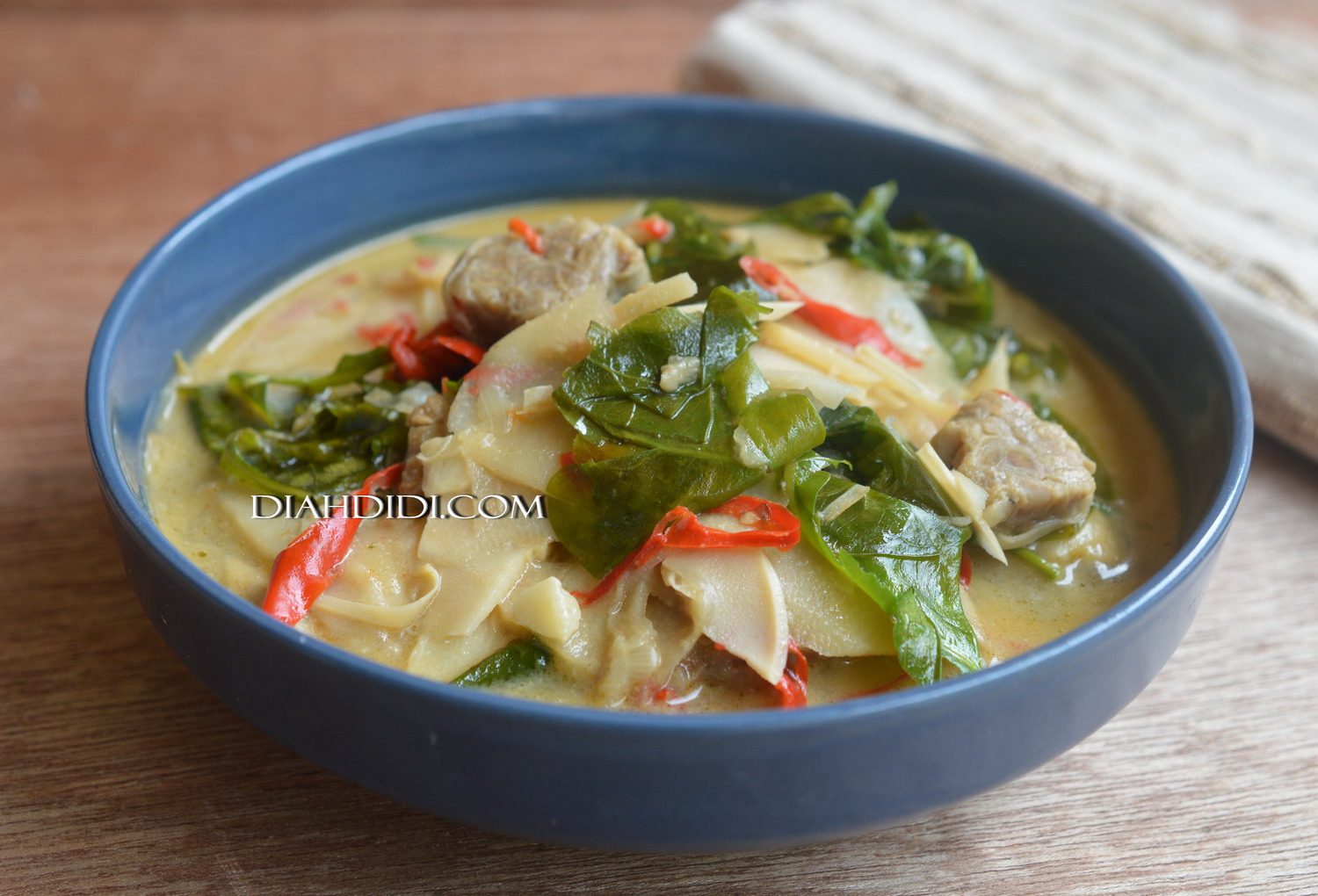 Lodeh Rebung Bumbu Ebi - Resep Famili