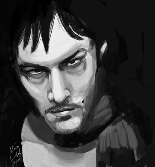 Stacey's Art Blog: Norman Reedus Paintings