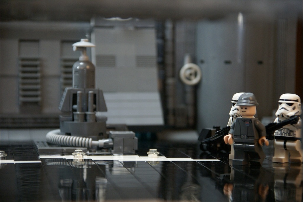 Stormtrooper: Star Wars Lego Death Star Docking Bay With Lego Millenium ...