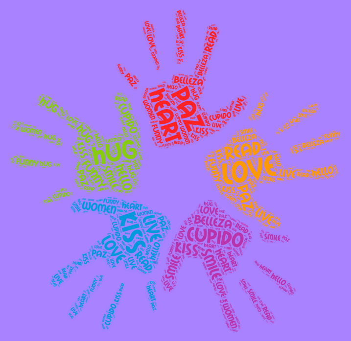 PICK ENGLISH WITH TICs: International Women Day 2018. Word Art.