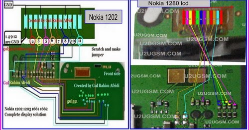 Nokia 1202 Kerusakan Disebabkan LCD - Repairs Ponsel