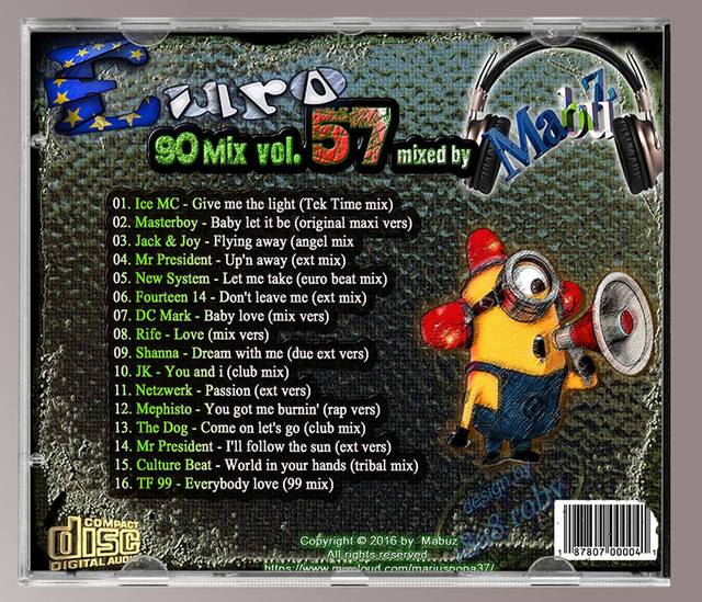 classicos euro disco: Mixed by Mabuz - Euro 90 Mix vol 57