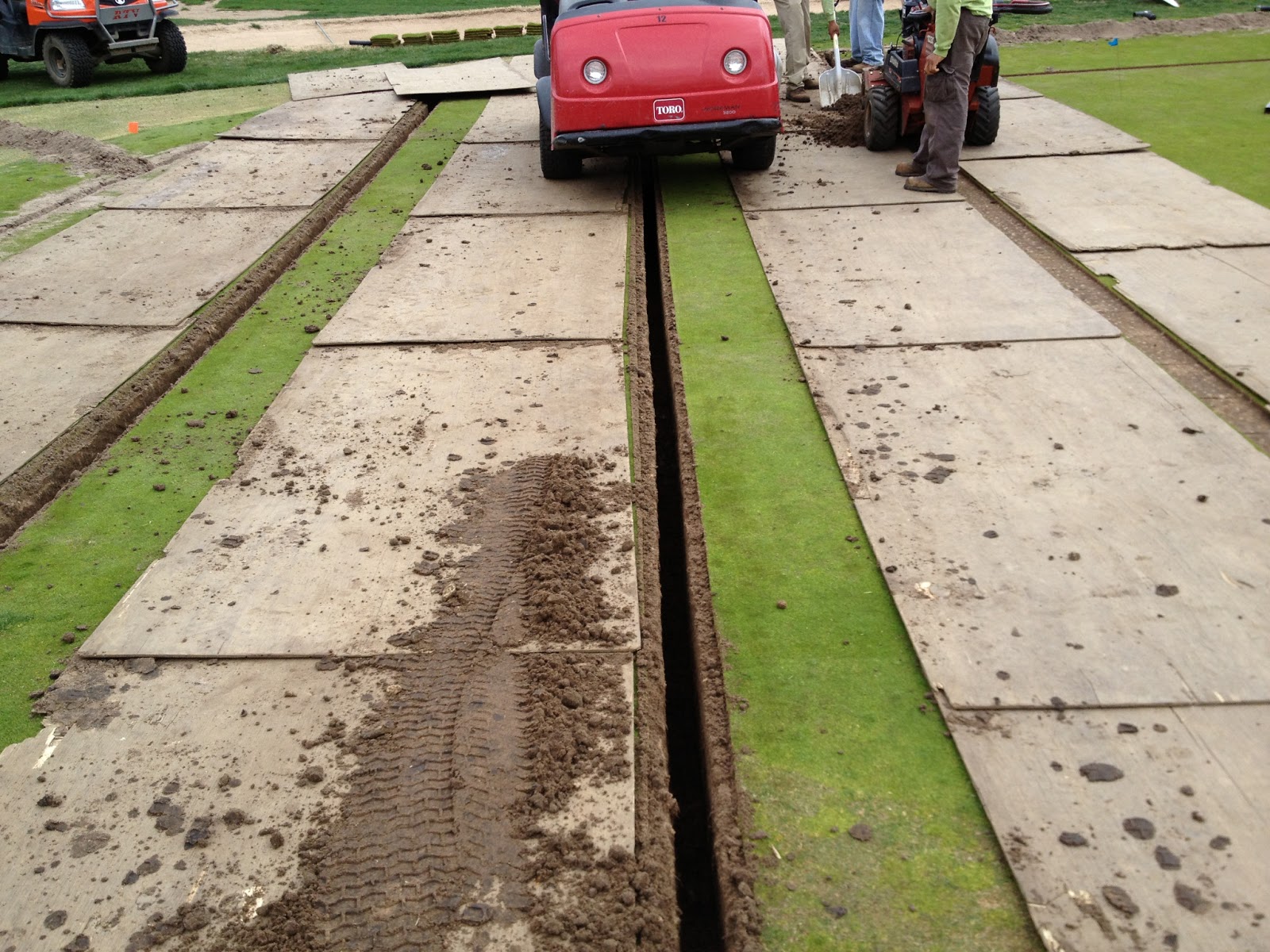 Wichita Country Club Golf Course Management: Greens Drainage Installation