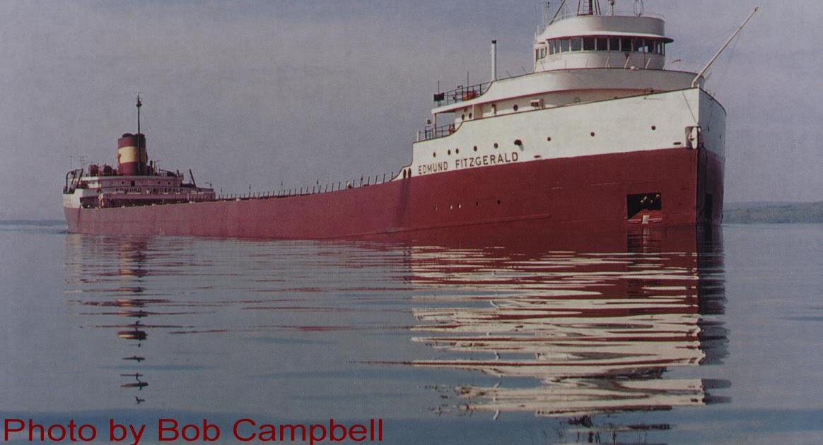 Today in History: NOVEMBER 10 = The "Edmund Fitzgerald" Sinks