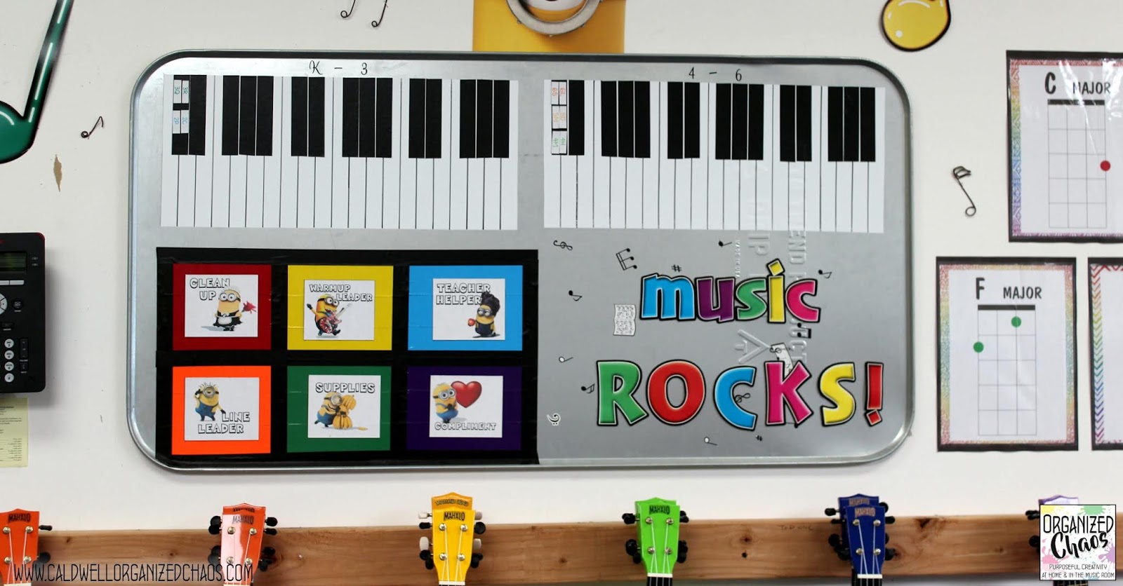 Elementary Music Classroom Tour 2018-2019 | Organized Chaos