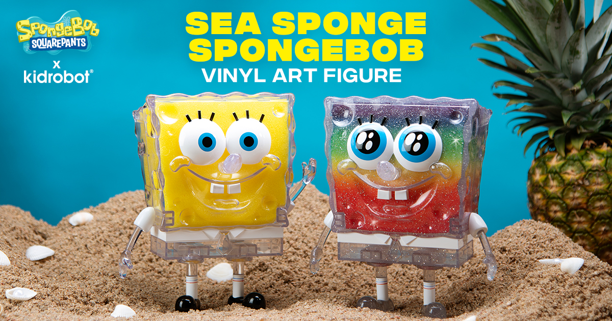 NickALive!: Kidrobot Releases Two New 8-Inch SpongeBob SquarePants ...
