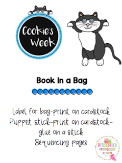 Free Cookie's Week in a Bag - Google Drive ~ Preschool Printables