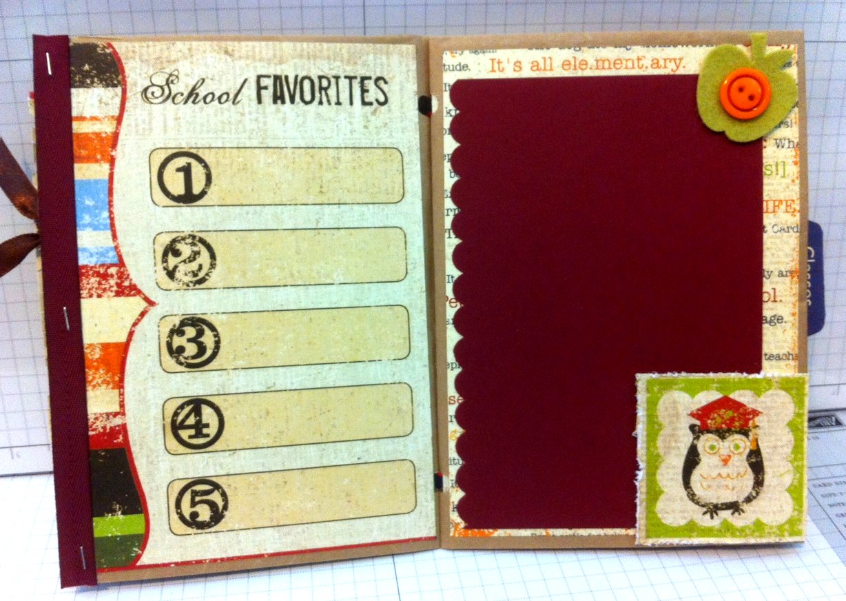 Card Designs & Paper Creations: Back to School Paper Bag Album