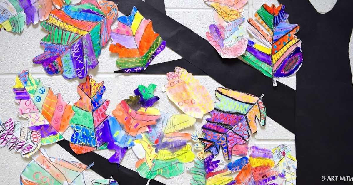 Crazy Pattern Leaves (1st) | Art with Mrs. Nguyen