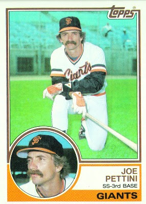 1983 Topps Blog: #143 Joe Pettini - San Francisco Giants