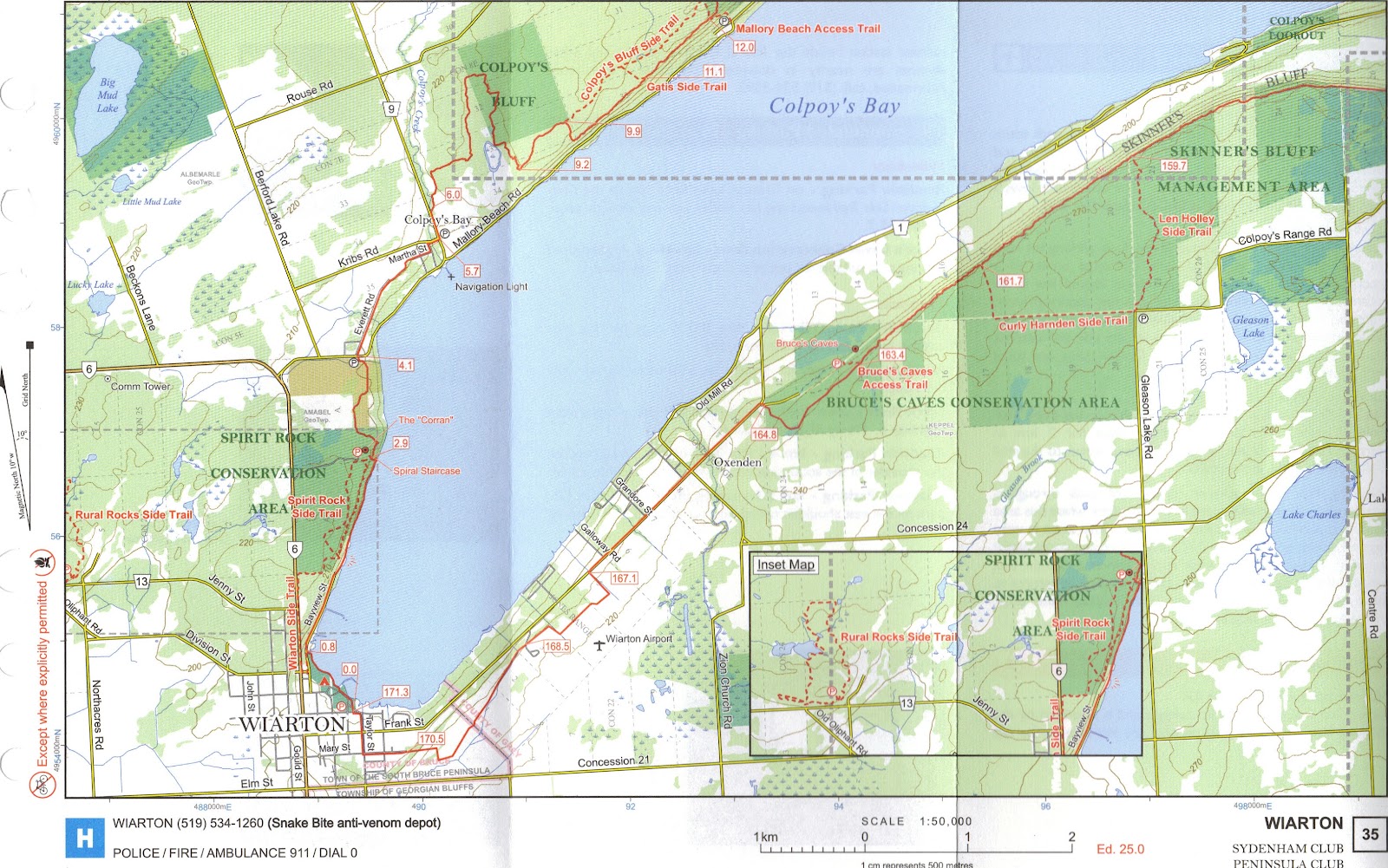 Adventures in Nature: Bruce Trail - Day 1, Wiarton to Cape Croker