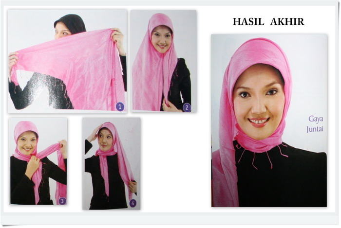 Tutorial Jilbab Segitiga Untuk Pesta