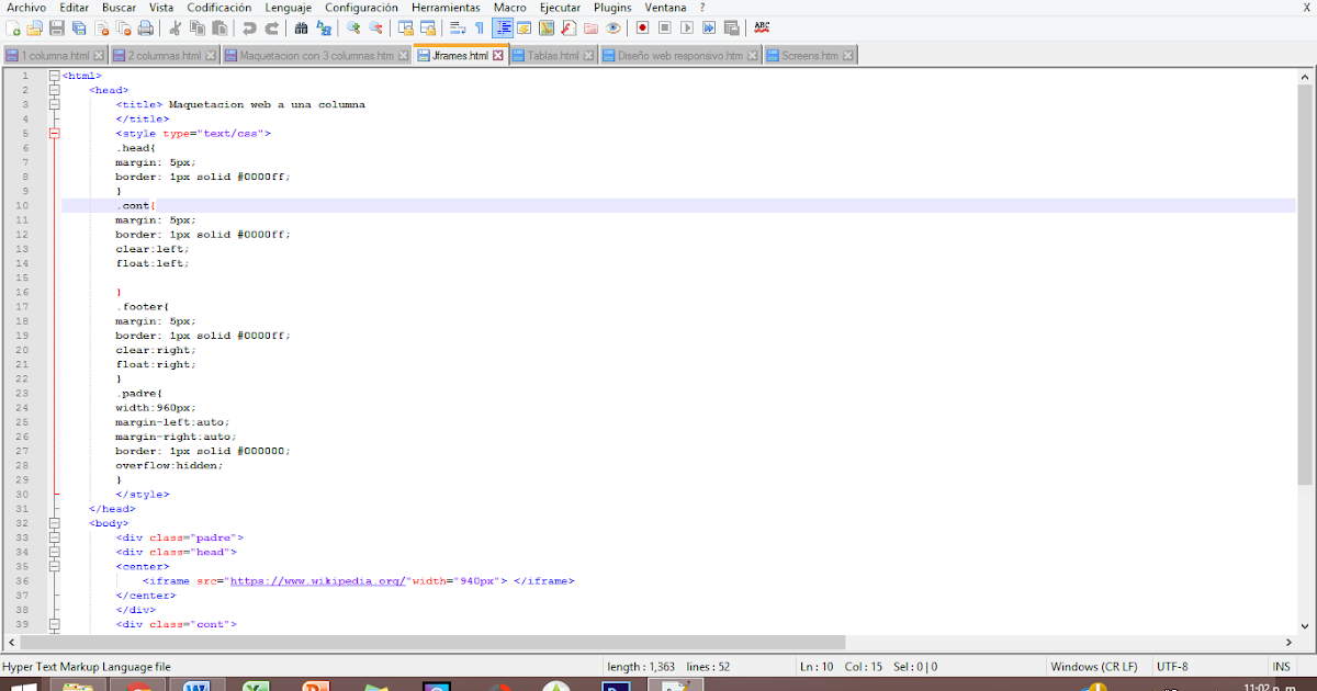 Programando nuestro futuro: iFrames