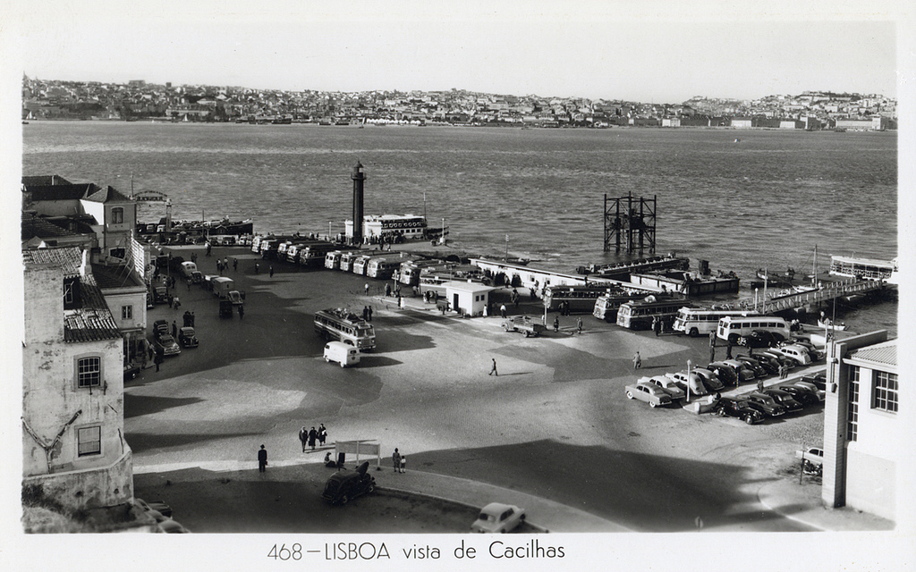 Almada virtual: Crescimento do largo de Cacilhas