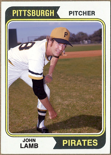 WHEN TOPPS HAD (BASE)BALLS!: NOT REALLY MISSING IN ACTION- 1974 JOHN LAMB