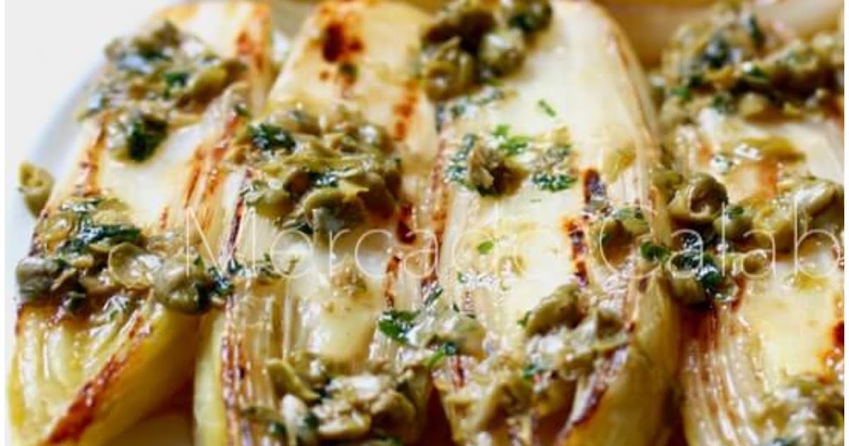 Endivias a la mantequilla negra. Receta | Mercado Calabajío