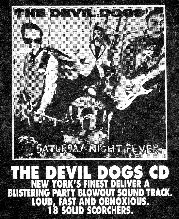 DEVIL DOGS:" SATURDAY NIGHT FEVER" 1993