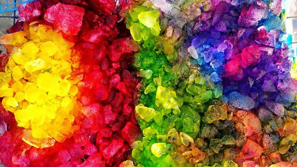 Nau speak: Project: Spring Ice dyes