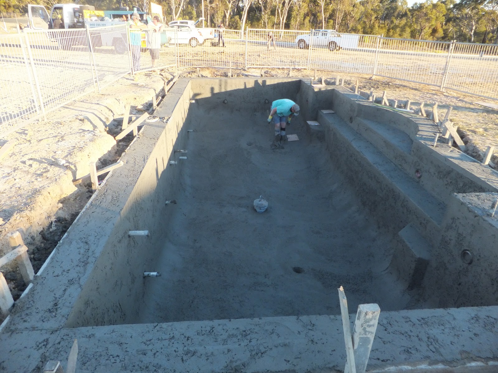 Our Home - the Majestic 40: Pool formwork and concrete shell