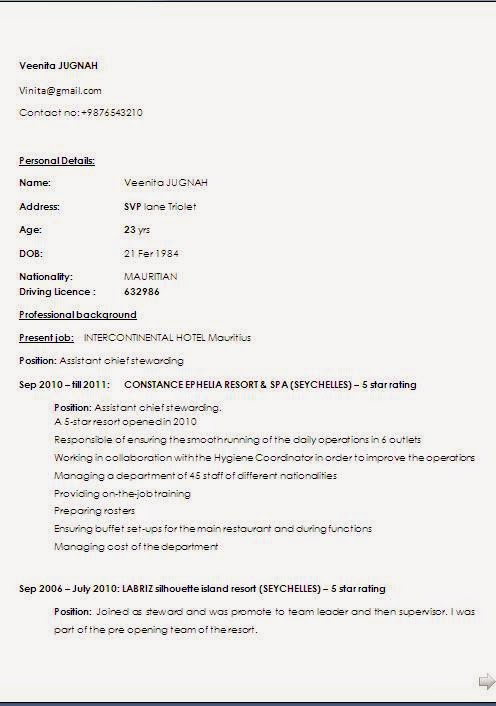 cv templates in word