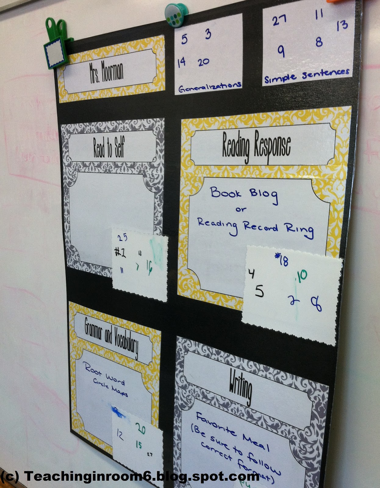 Structuring Independent Work Time - Classroom Freebies