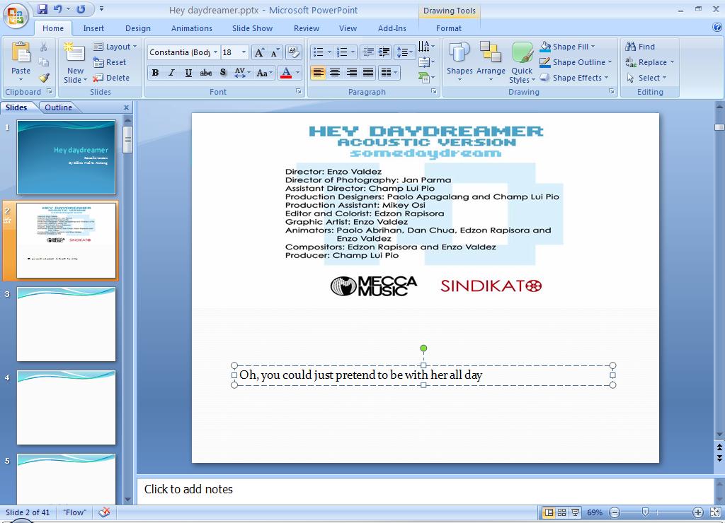 DIY! sing your fav song in karaoke via Powerpoint - A Blog about ...