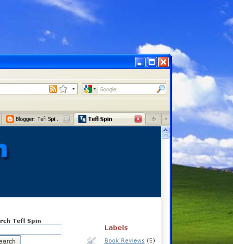 Tefl Spin: Firefox: Create a Desktop Shortcut for a Website Address