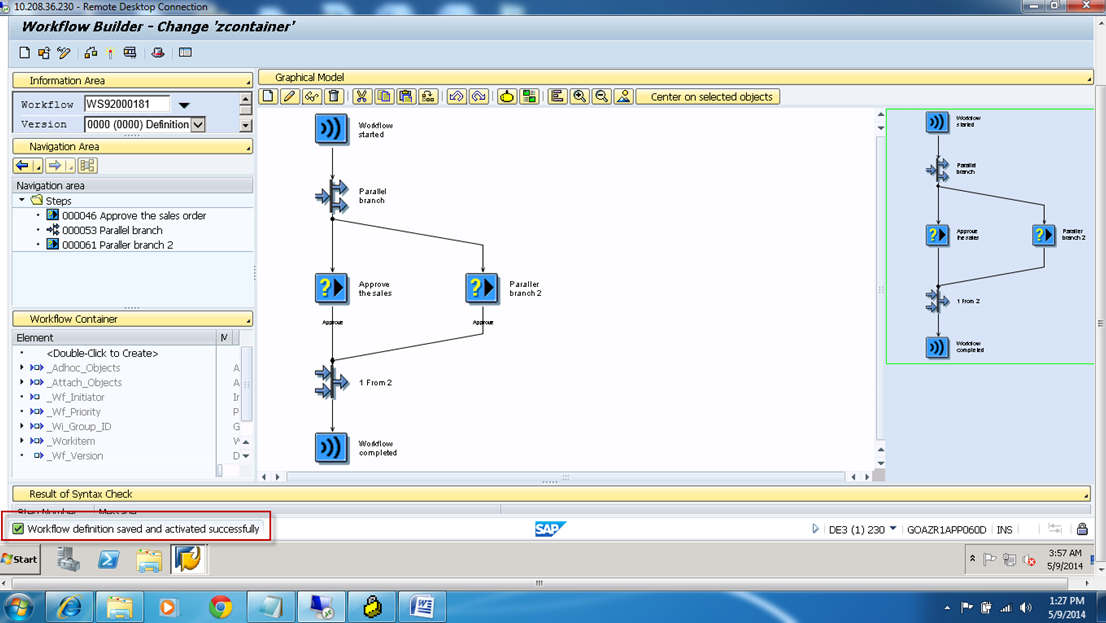An SAP Consultant: SAP Workflow - Parallel Processing using Fork Step Type An SAP Consultant: SAP Workflow - Parallel Processing using Fork Step Type