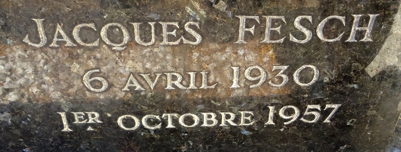 Dr Tony Shaw: Jacques Fesch in Saint-Germain-en-Laye, Yvelines (78)