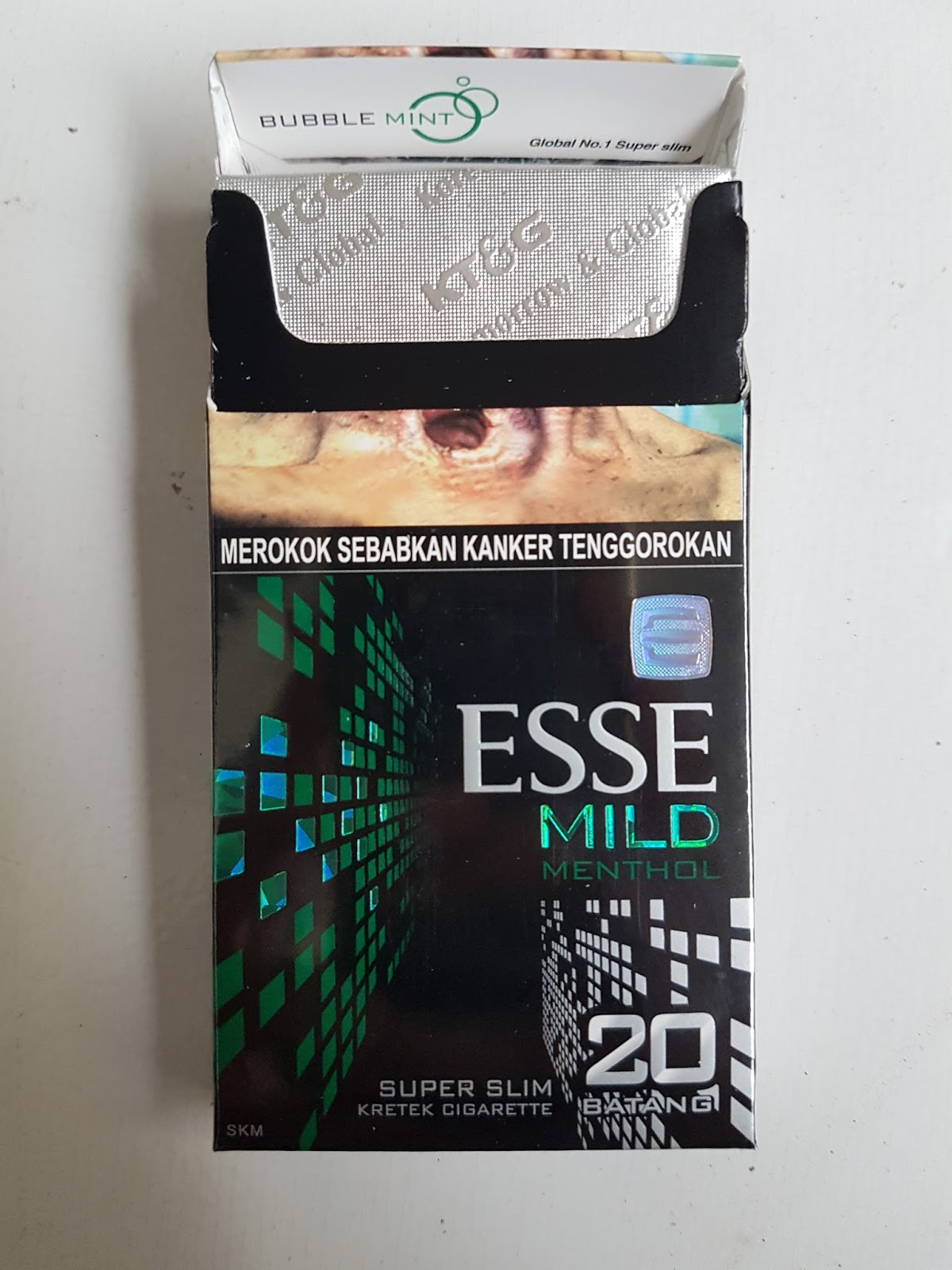 Esse Mild Menthol, SKM LTLN Superslims Pertama dengan Rasa Bubble Mint