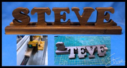 Scrollsaw Workshop: Tray Letters Scroll Saw Pattern.