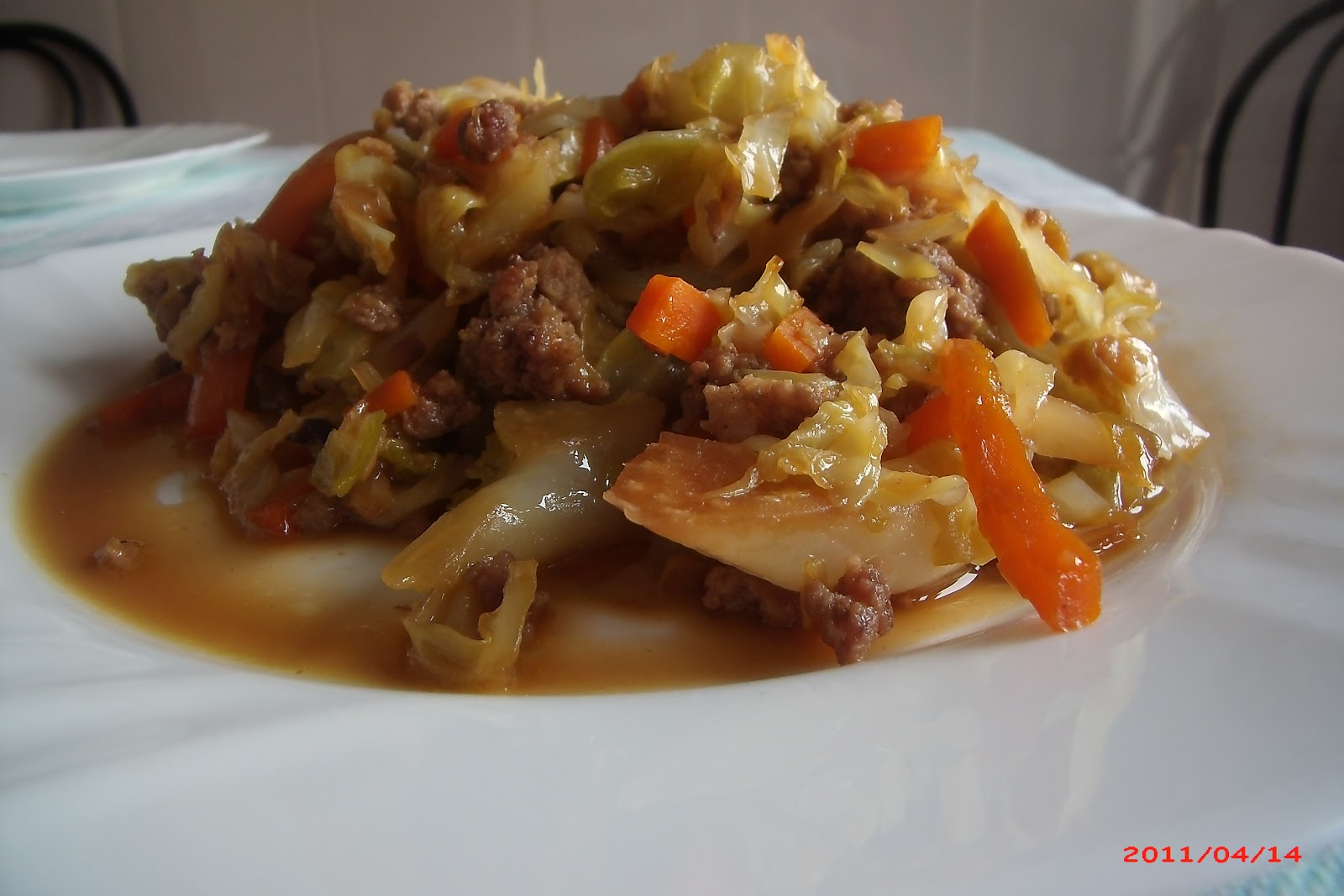 LA COCINA DE LA RUBI: REPOLLO CON CARNE