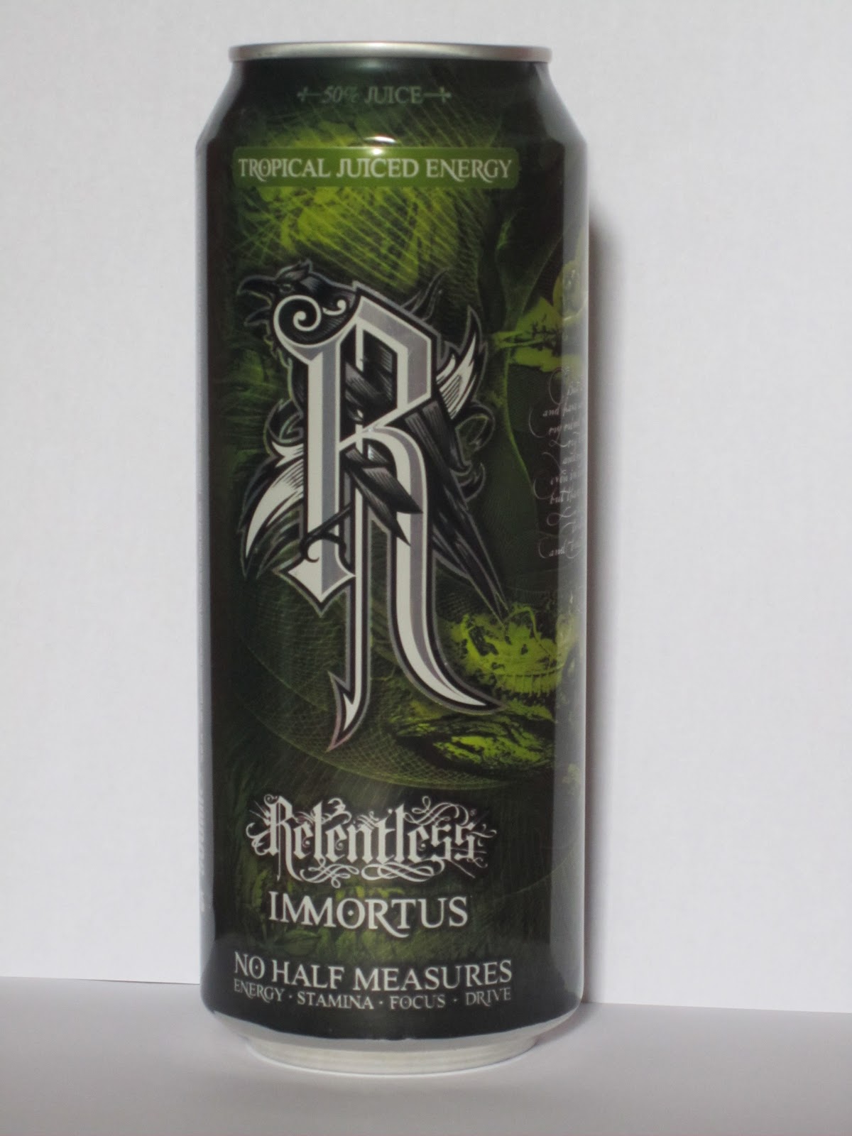 Energy Plattform: Relentless Juiced Energy Tropical / Immortus - UK Version