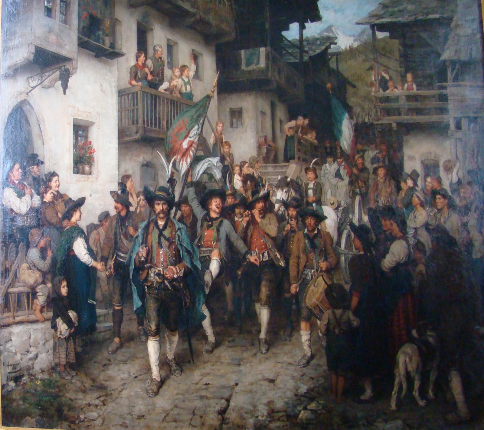 Viático de Vagamundo: Tyrolean rebelion by Franz von Defregger