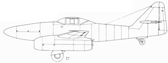 Luftwaffe Lovers: Set of 52 drawings of Messerschmitt Me262 Swalbe
