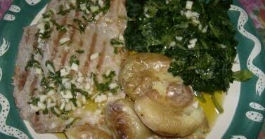 Febras de porco à Portuguesa