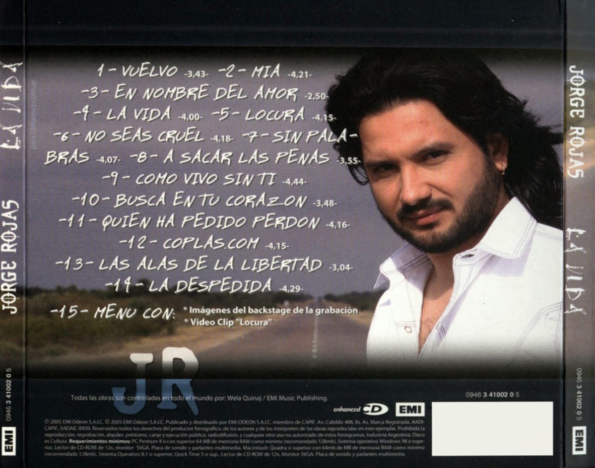 Jorge Rojas - La vida (2005) ~ Folkloretube