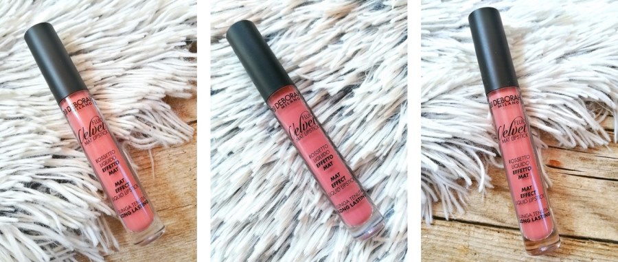 Beautysaur: Review: Deborah Milano Velvet Fluid Mat Lipstick 02