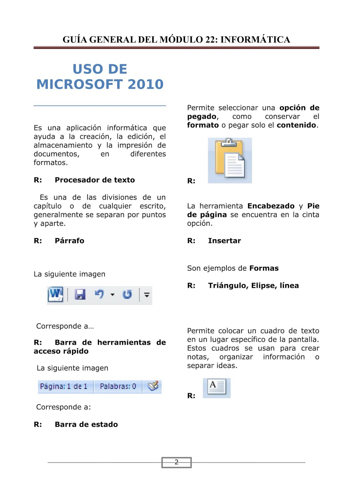 Guías Nuples GDL: Modulo 22 Informatica