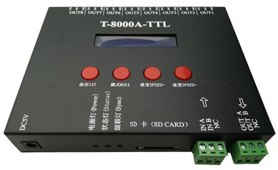 T-8000 T-8000AC T-8000C T-8000A-TTL Pixel LED Tutorial - Learn It Step ...