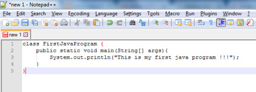 Learn Java Programming and Technology: Writing first Java program