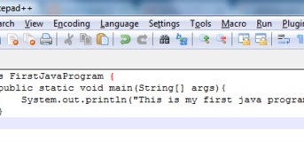 Learn Java Programming and Technology: Writing first Java program